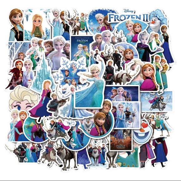 Tony2timez stickers | Other | 5 Pcs Frozen 2 Cartoon Anime Stickers ...